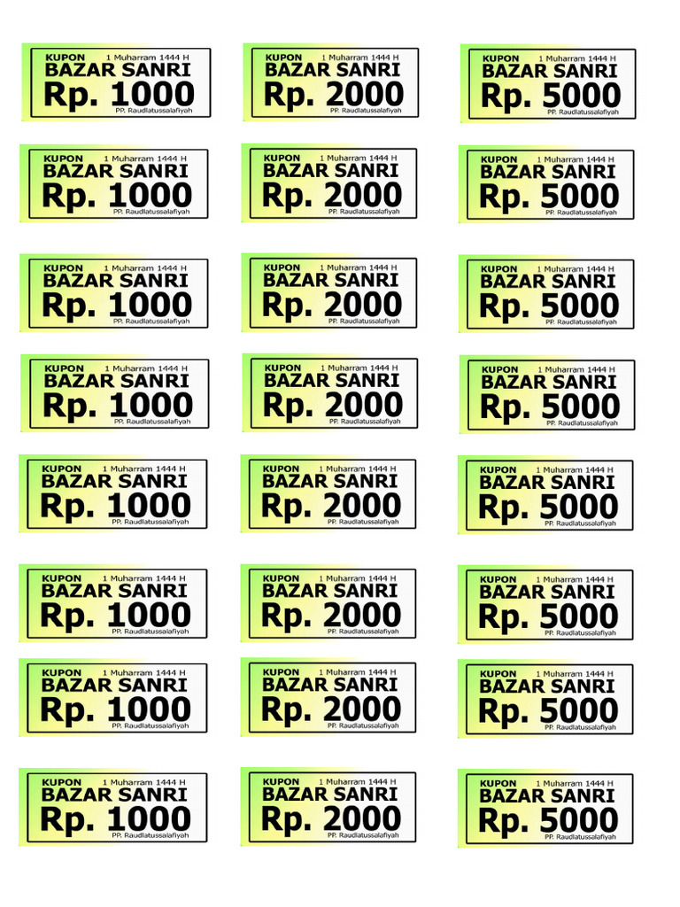 Kupon Bazar | PDF