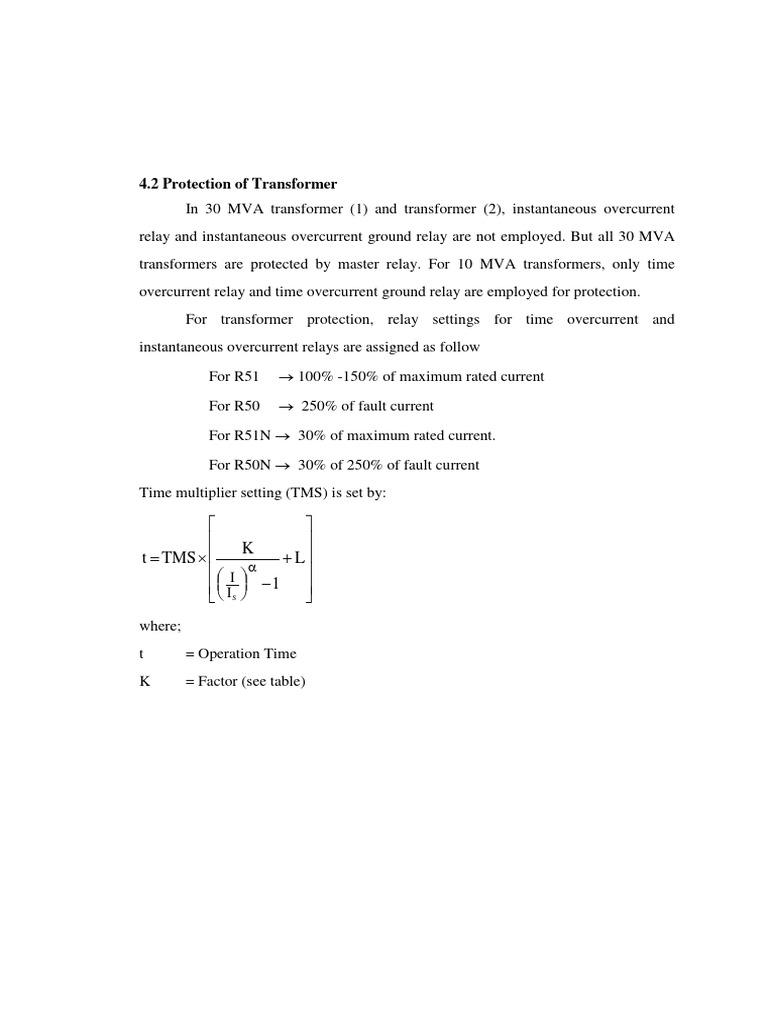 Calculation Protection | PDF | Transformer | Electrical Impedance