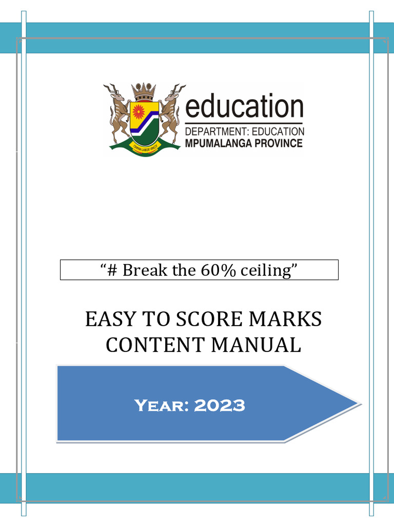 Grade 12 Maths Easy Score Manual | PDF | Quadratic Equation | Equations