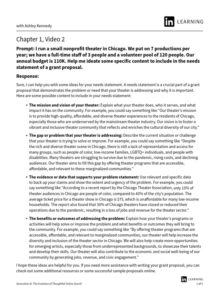 Sample Prompts and Responses - GC | PDF | Social Media | Popular ...
