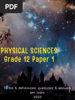 Grade 10 Physical Science - Electric Circuits | PDF | Voltage | Volt