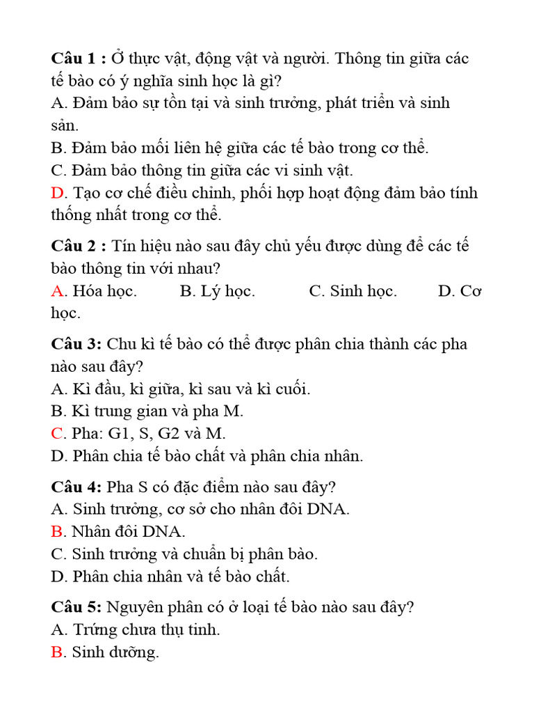 Trac Nghiem Thi Hk2 | PDF