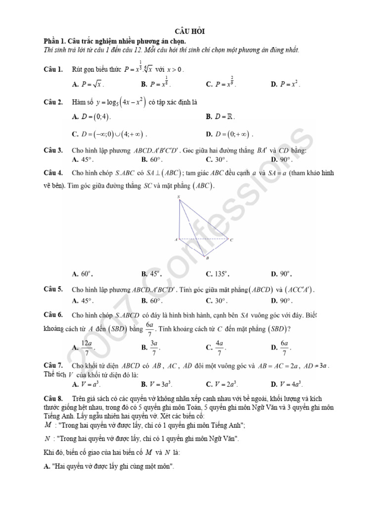 10 đề CK2 Toán 11 KNTT | PDF