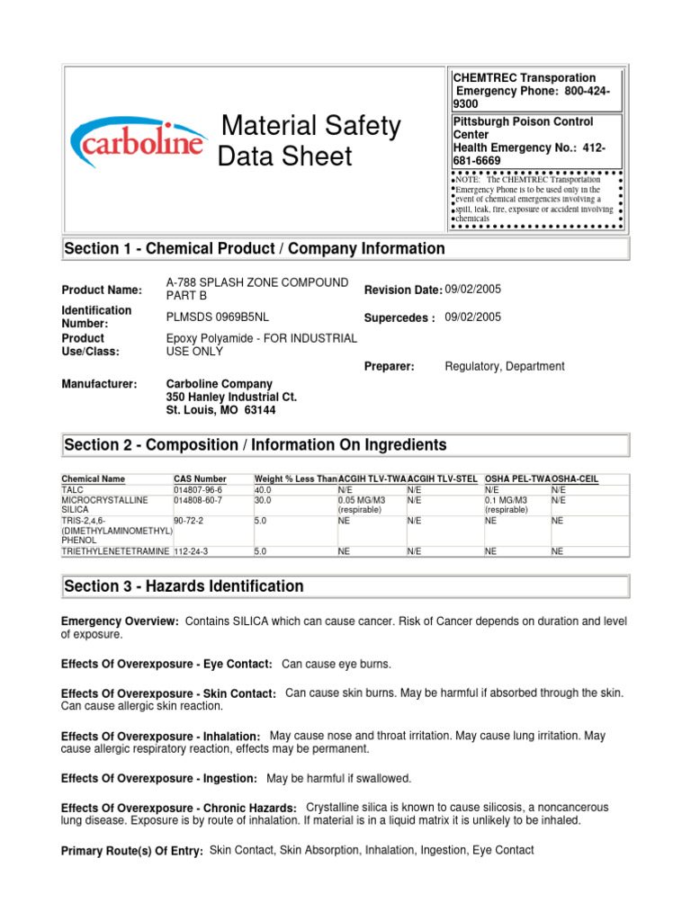 Silica Safety and First Aid Guide | PDF | Personal Protective Equipment ...