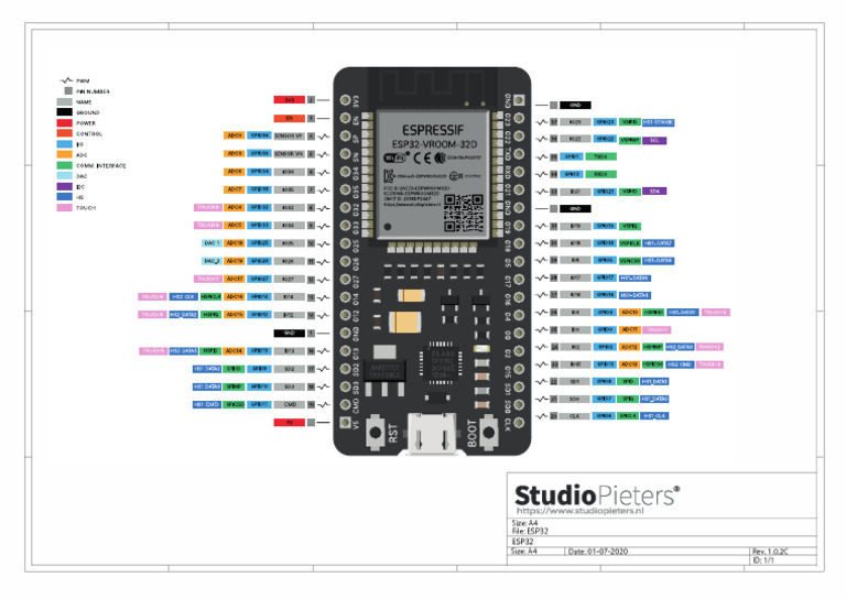 ESP32 38pin Devboard 3 | PDF