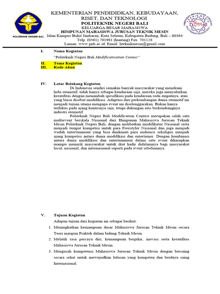 Proposal PMC 2024 (Fix) | PDF