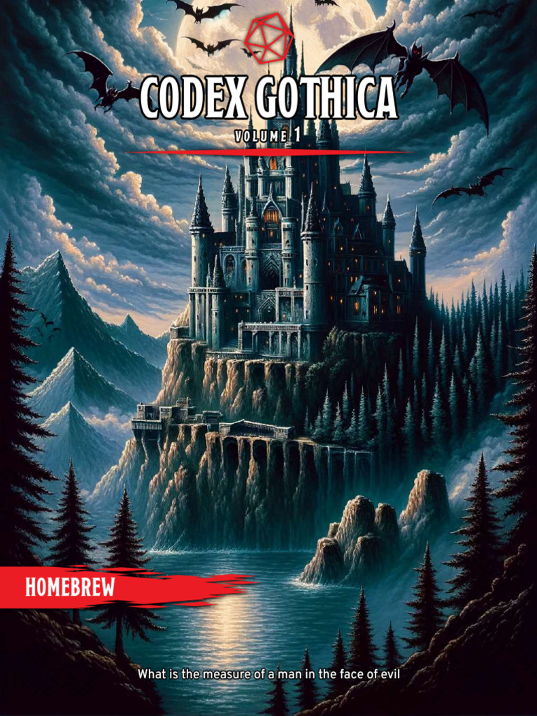 DND 5e Codex Gothica Beta | PDF