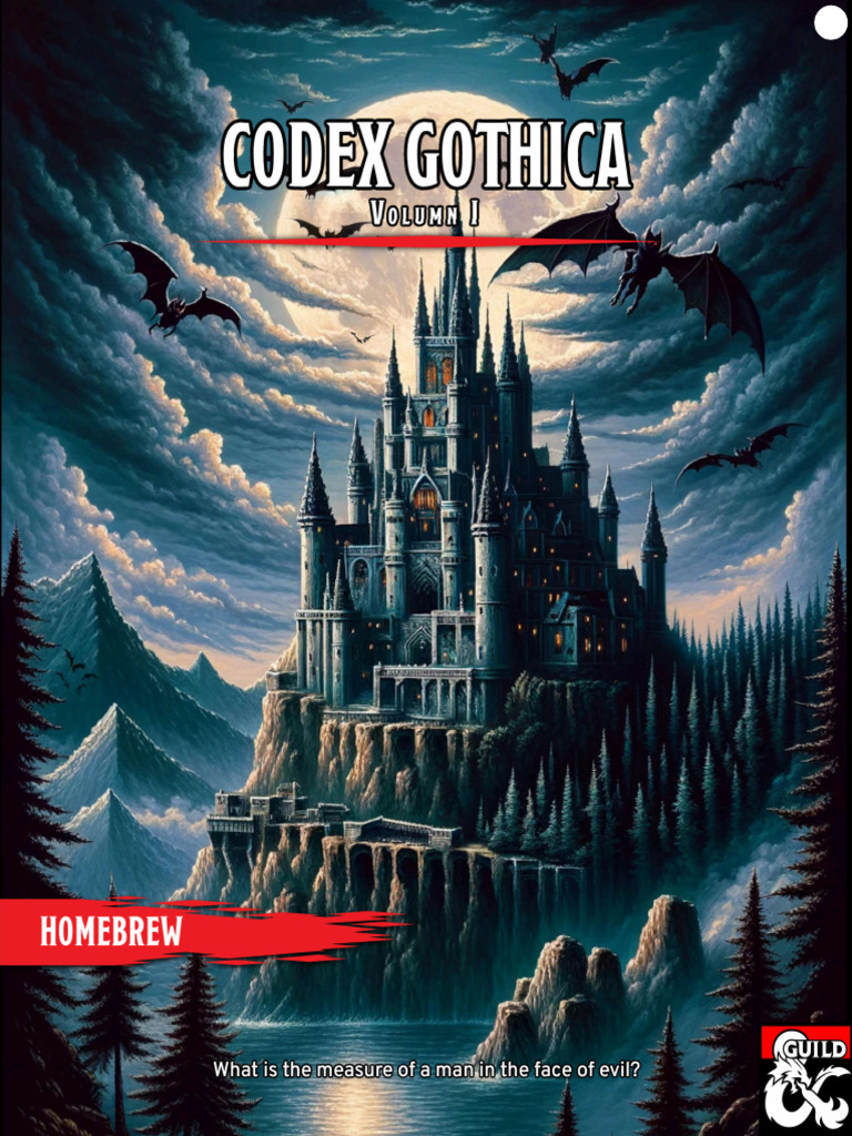DND 5e Codex Gothica Volume I | PDF