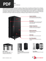 Datasheet - Rittal 42U Server Cabinet | PDF | Door | Sheet Metal