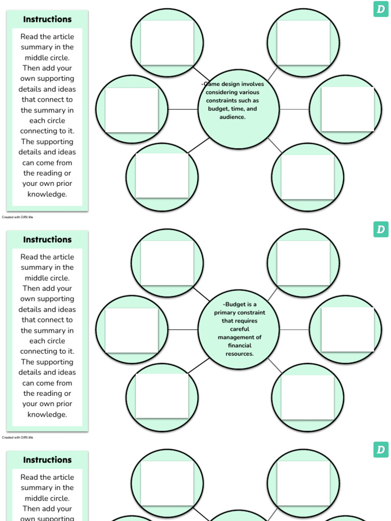 Game Design Constraints: Budget, Time, Audience | PDF | Expert | Usability