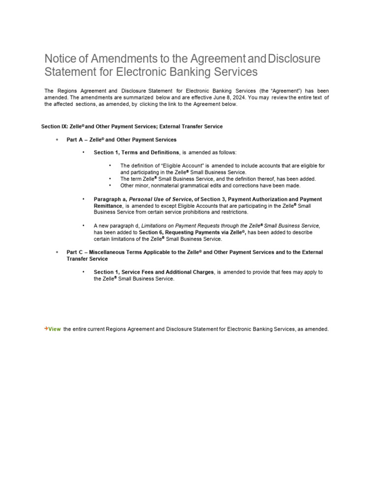 Notice of Amendments June 8 2024 | PDF