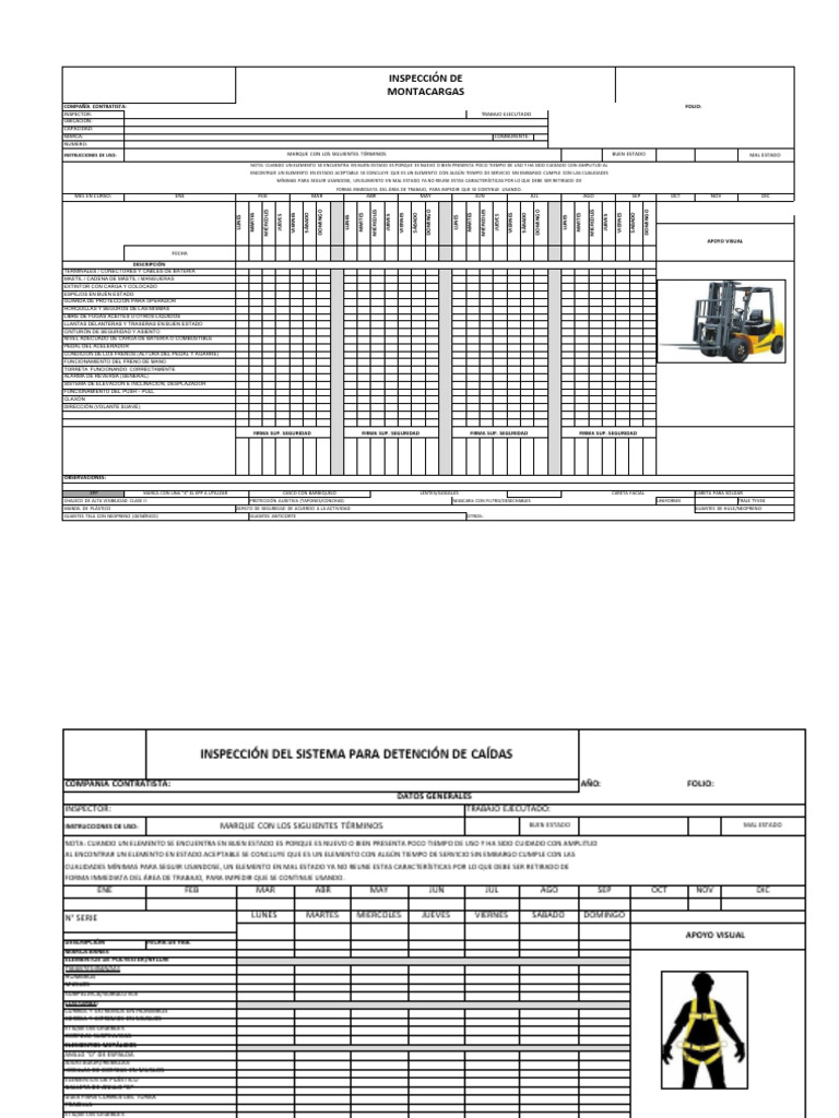 Formatos Check List | PDF