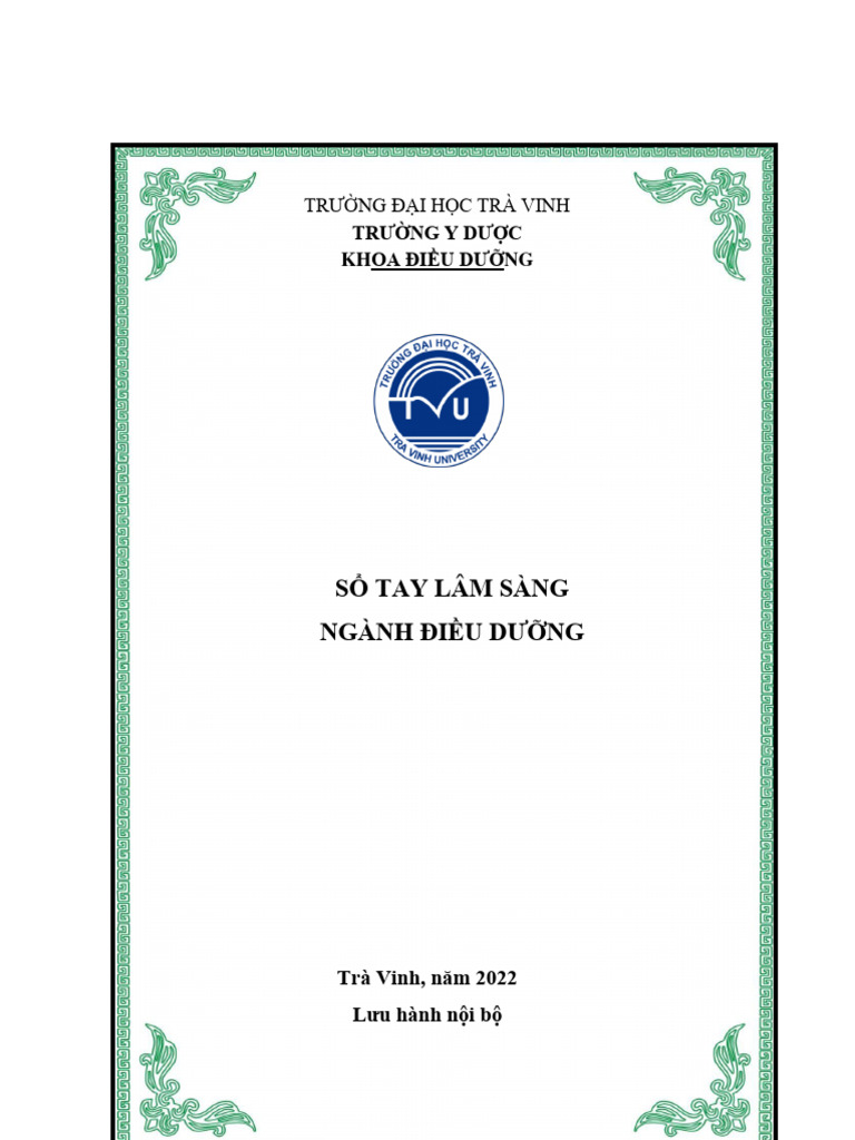 So Tay SV Dieu Duong Khoa RHM | PDF