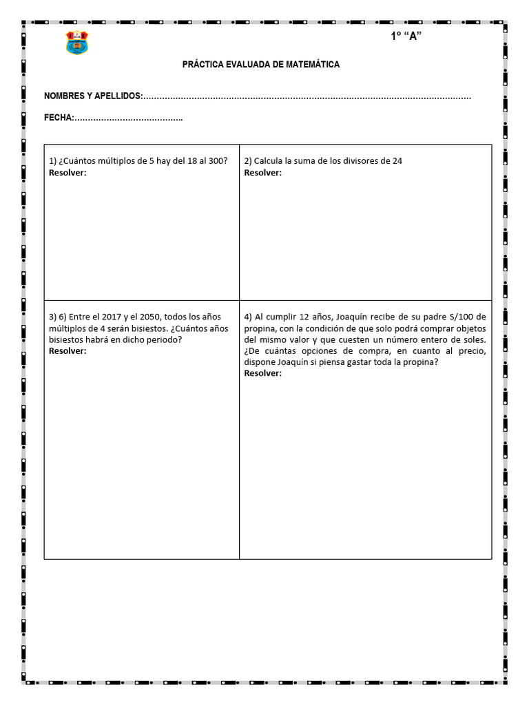 PRÁCTICA EVALUADA SESIÓN 1 | PDF