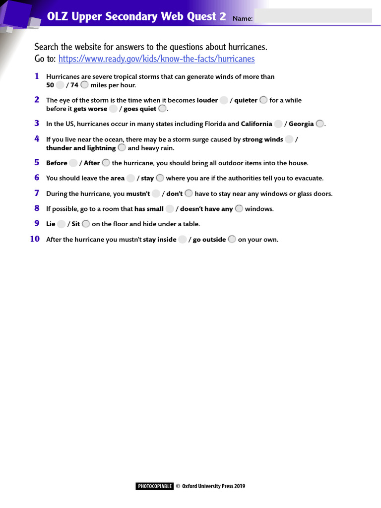 Olz Webquests Level Up Sec 2 | PDF