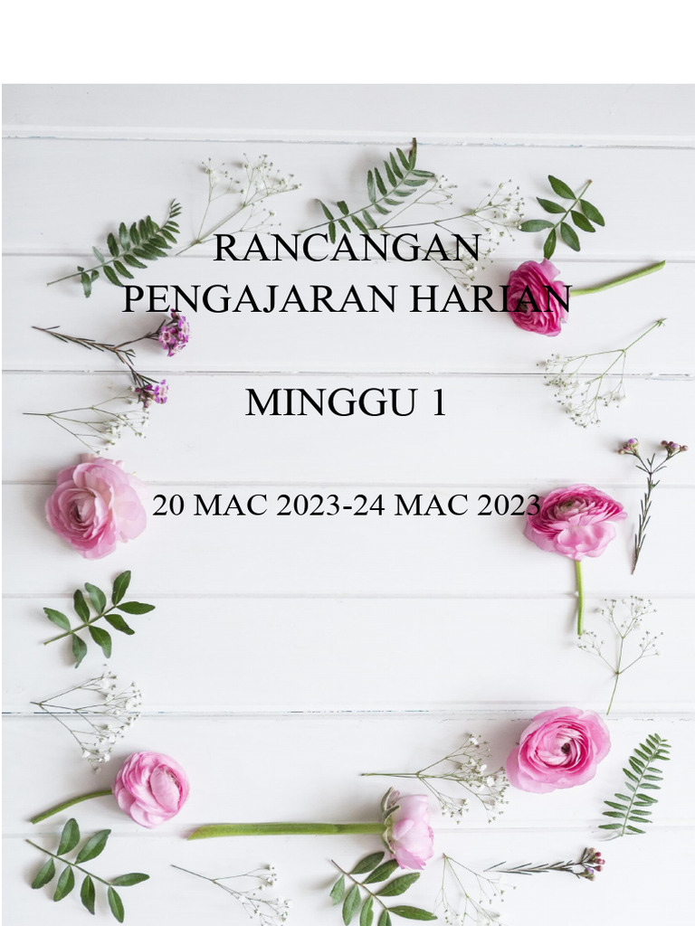 RPH MINGGU 1 | PDF