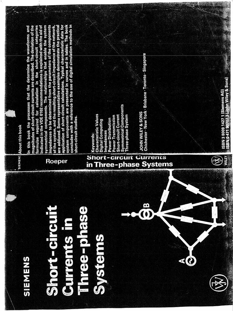 Short Circuit Current in 3 Phase System | PDF