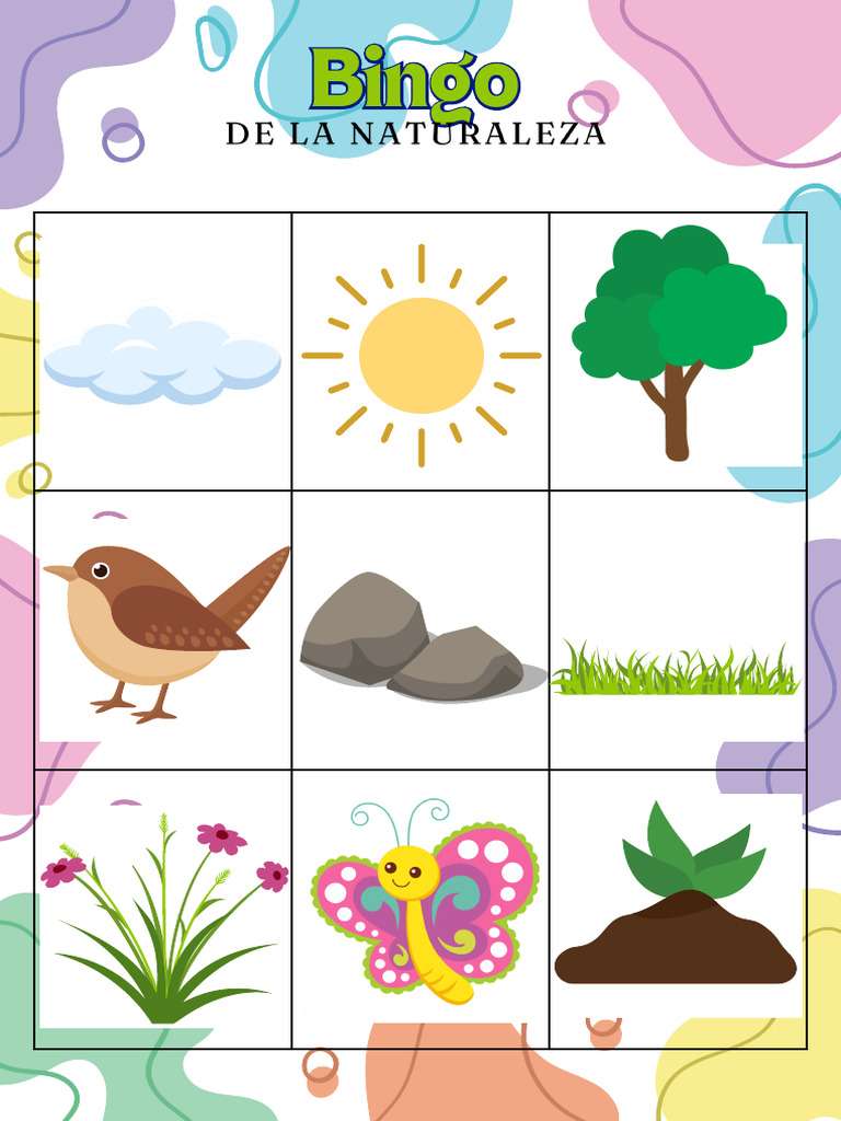 Bingo de La Naturaleza | PDF