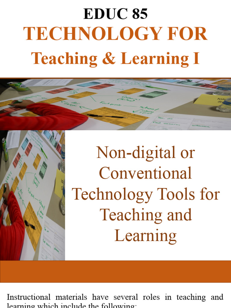 Non-Digital Teaching Tools Explained | PDF | Learning | Information