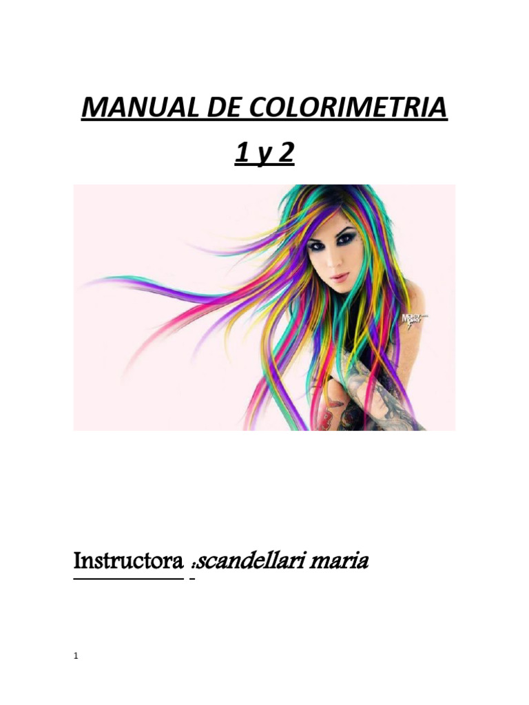 Manual de Colorimetria | PDF | Color | Amarillo