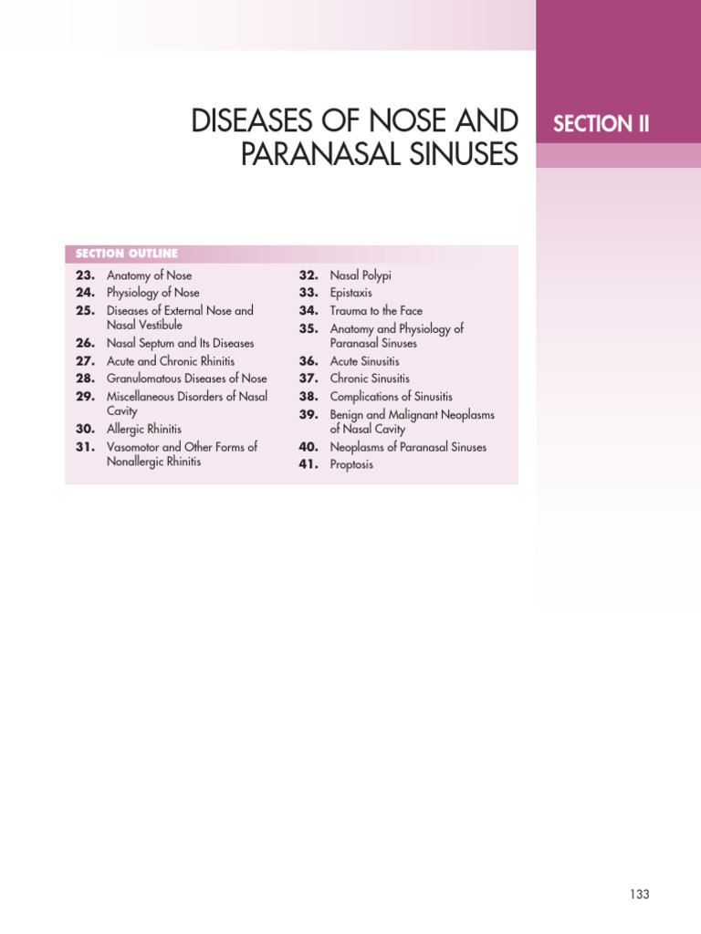 Dhingra Nose | PDF | Human Nose | Mucus