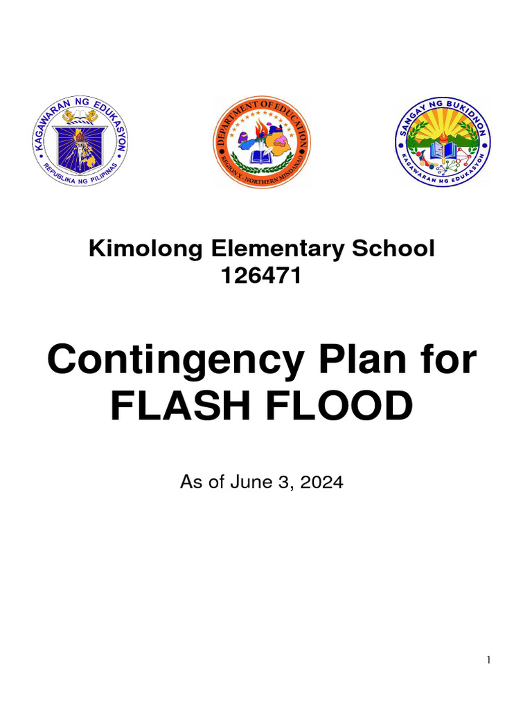Kimolong-Es Flash-Flood Contingency-Plan 2024 | Download Free PDF ...