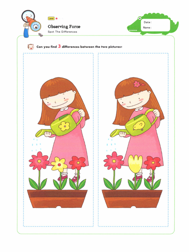 IQ001 Spot the Difference x | PDF