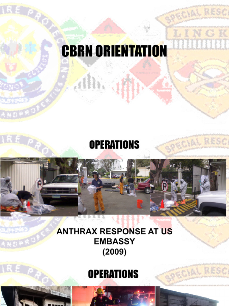 CBRN Orientation | PDF | Cbrn Defense | Weapons Of Mass Destruction