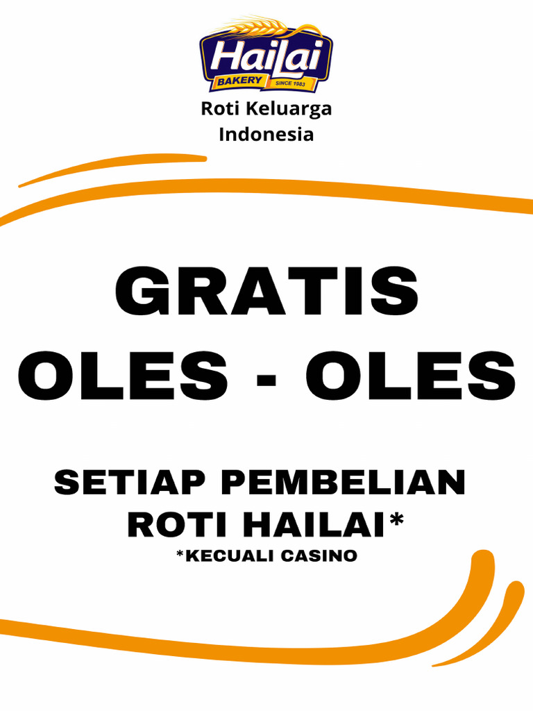Free Selai Oles Disini Setiap Pembelian | PDF