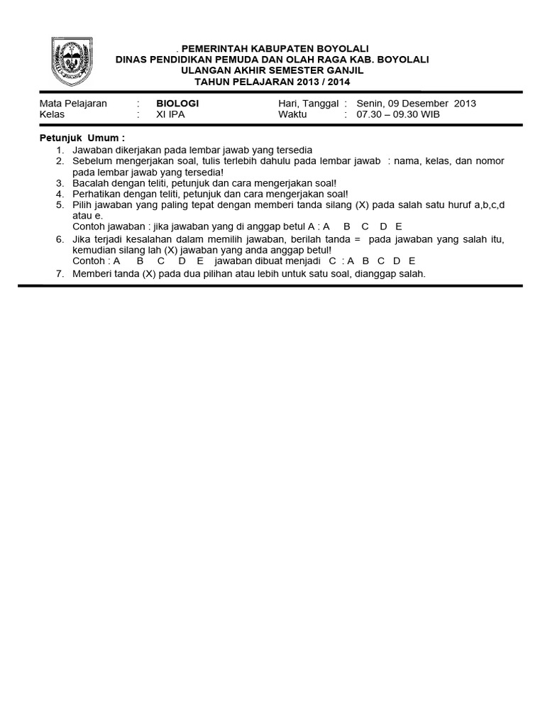 Soal Uas XI IPS EDIT | PDF