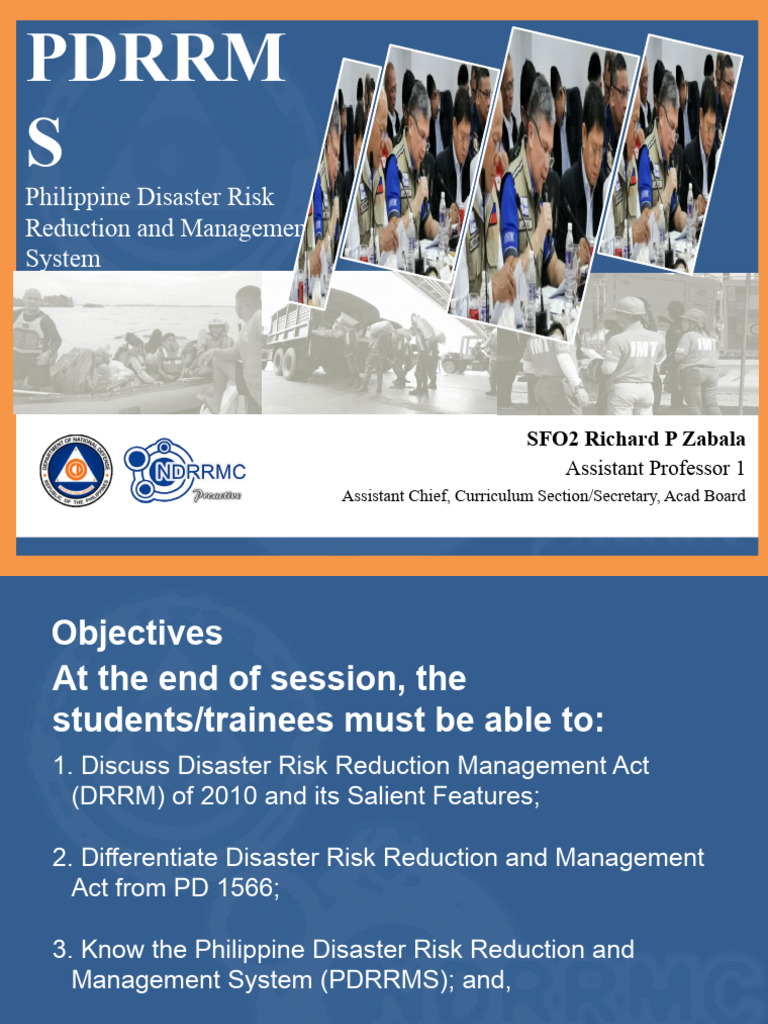 Session-2.2-Philippine-DRRM-System | PDF | Natural Disasters | Emergency Management