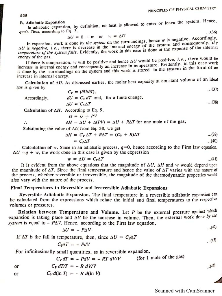 2 Adiabatic Reversible Process 13-18 | PDF