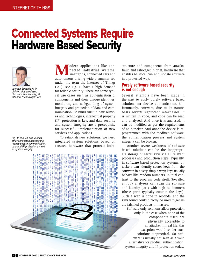 42-43 - IoT - Connected Systems - Nov-15 | PDF | Security | Computer ...