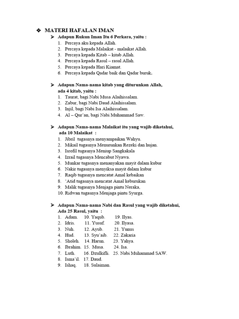 MaterI Hafalan Ka-Ansho14 | PDF