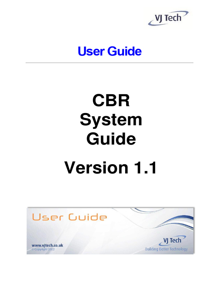 CBR System Guide | Download Free PDF | Button (Computing) | Usb