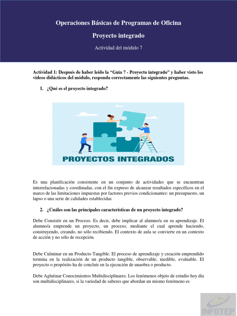 Actividad - Modulo 7 DIRI | PDF | Evaluación | Aprendizaje