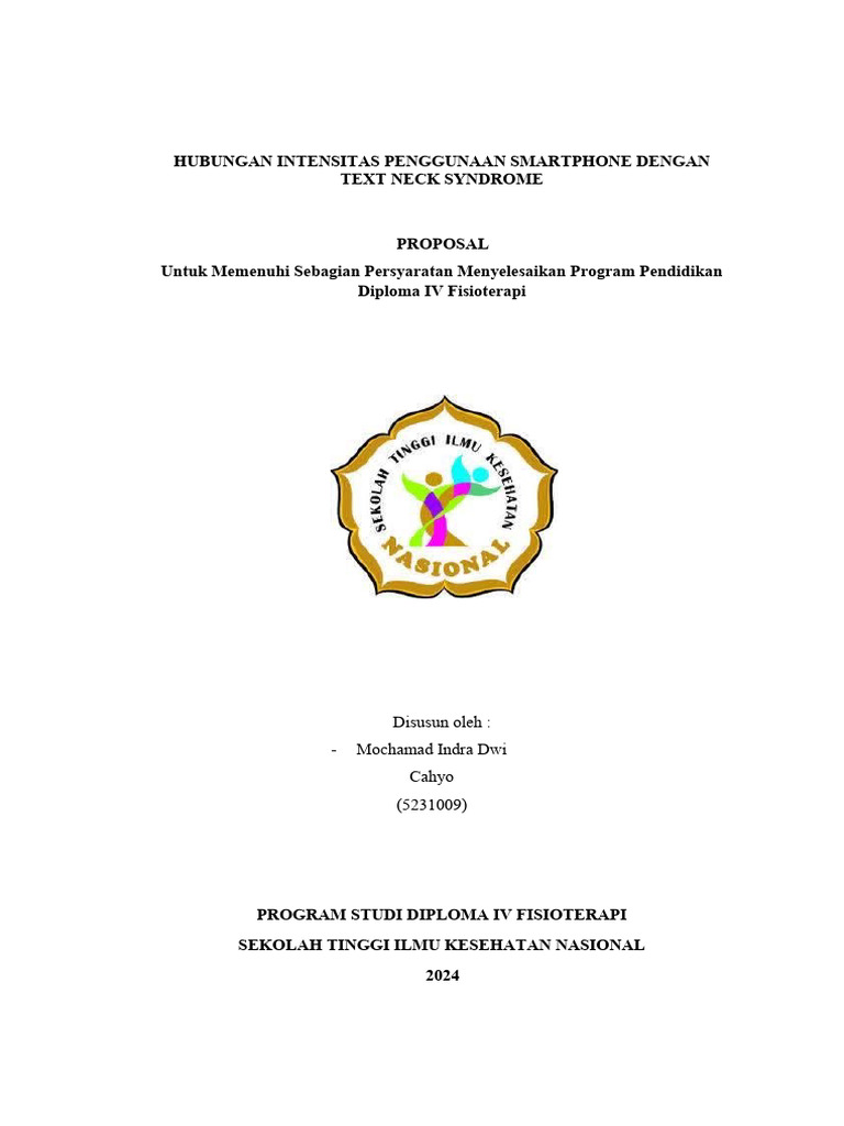 Proposal Bindo Tugas UTS | PDF