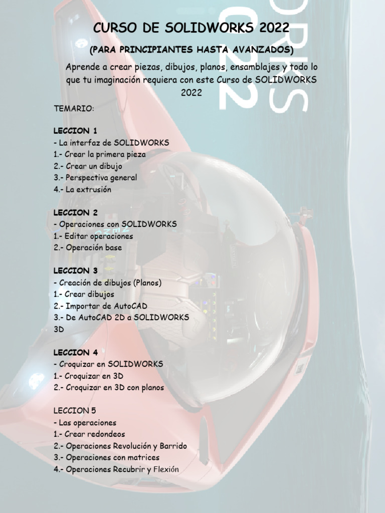 Curso Completo SOLIDWORKS 2022 | PDF