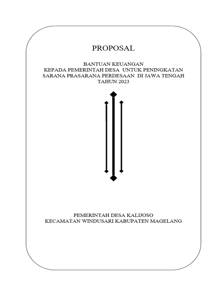 Proposal Drainase Ringin | PDF