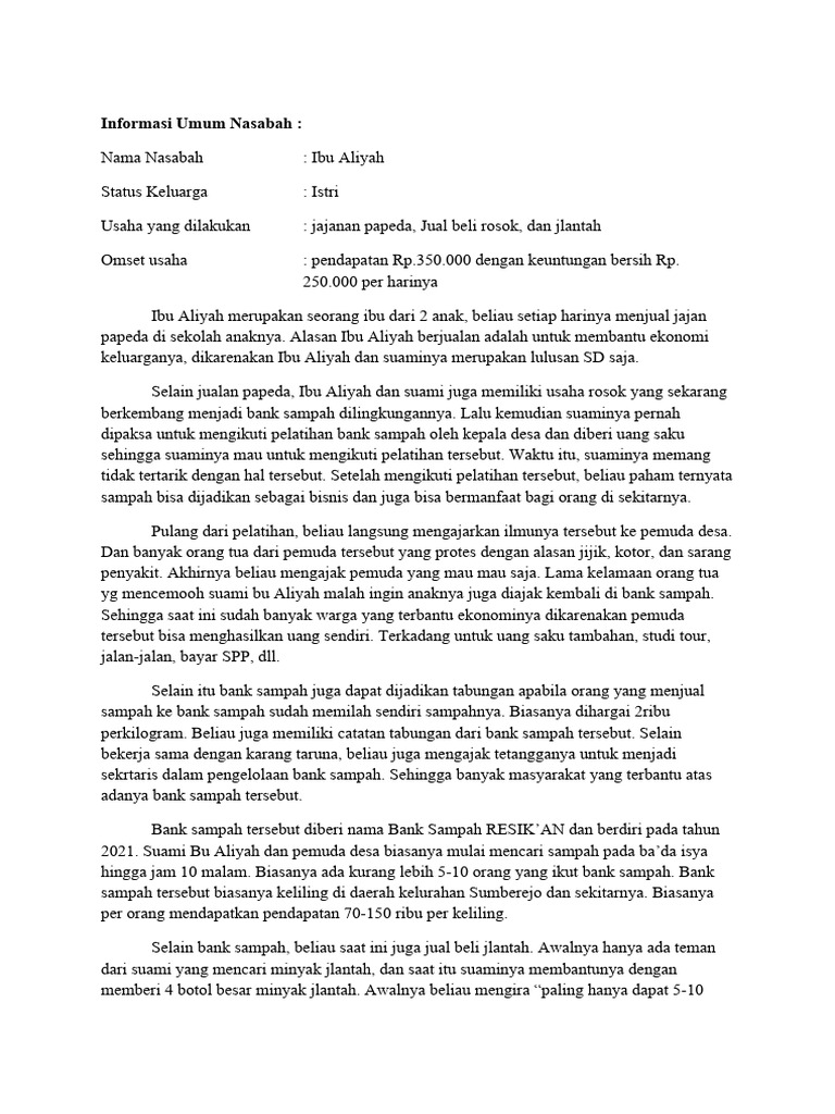 Contoh Analisa SWOT | PDF