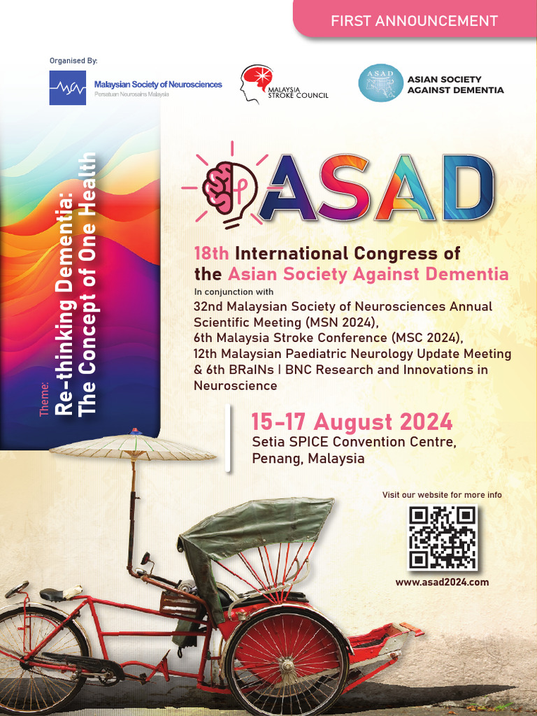 ASAD 2024 - 1st Announcement | PDF | Neurology | Dementia