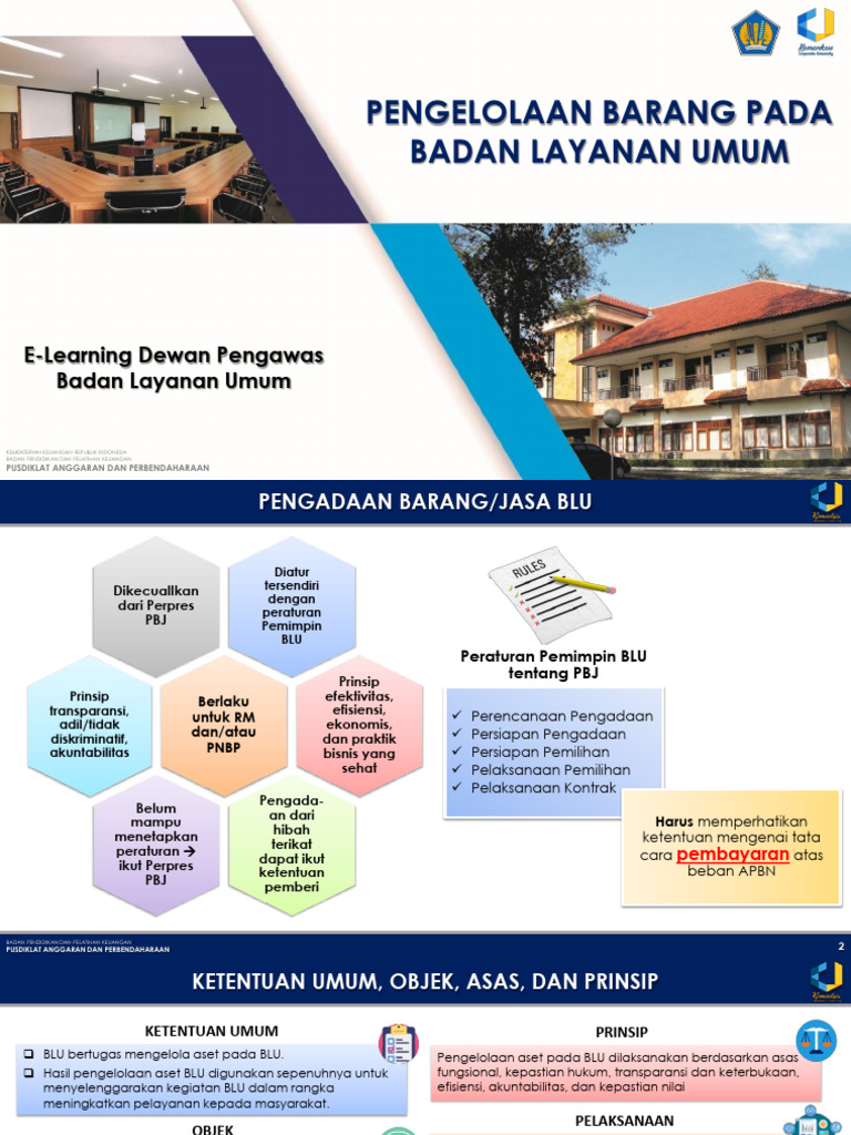 2c. Pengelolaan Barang Pada Blu | PDF