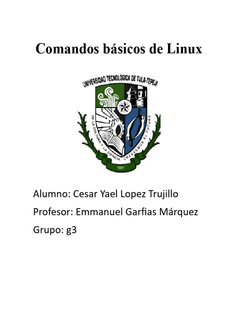 Comandos basicos de linux | PDF