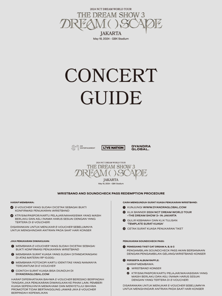 Concert Guide - TDS3 | PDF