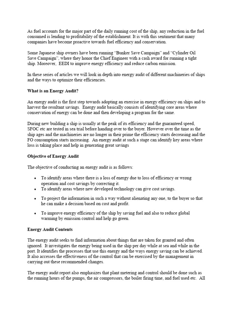 Energy Efficiency of Ships | PDF | Efficient Energy Use | Ships