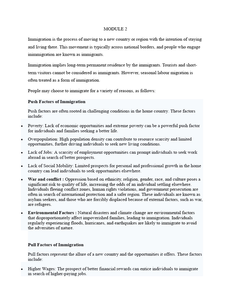 Module 2 Citizenship | PDF | Immigration | Human Migration