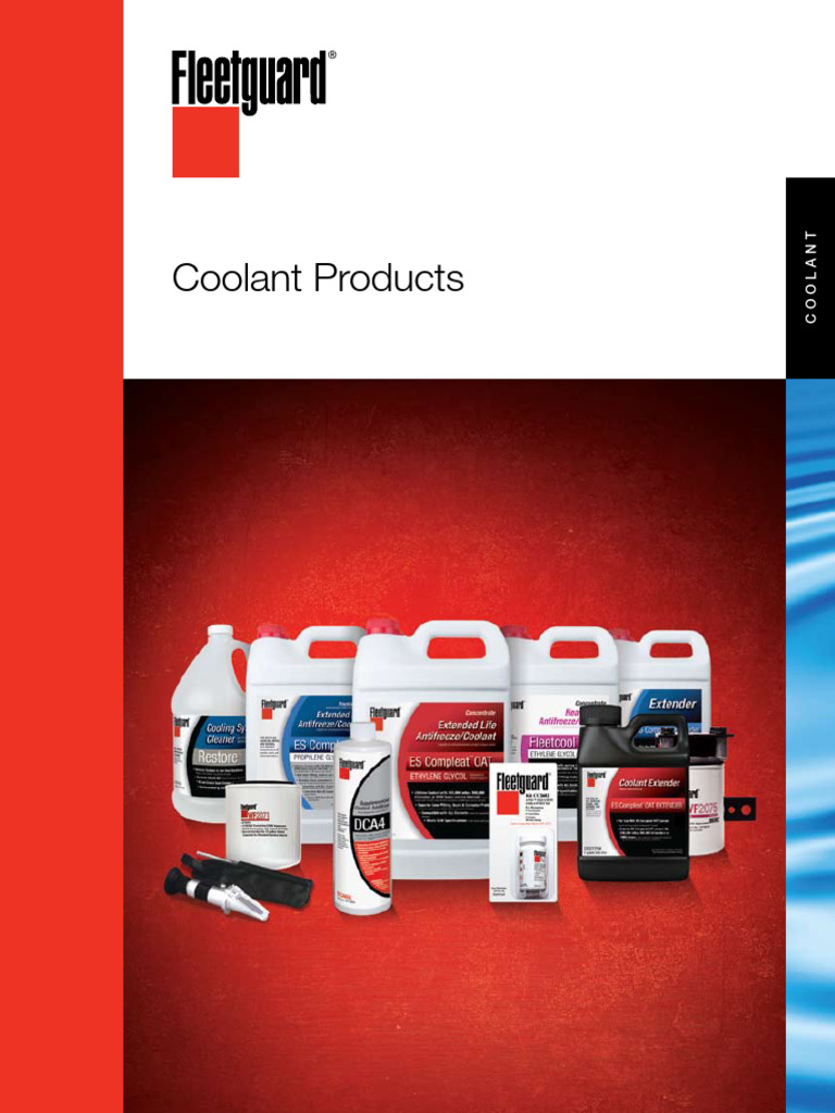 Fleetguard Coolants | PDF | Chemical Substances | Chemistry