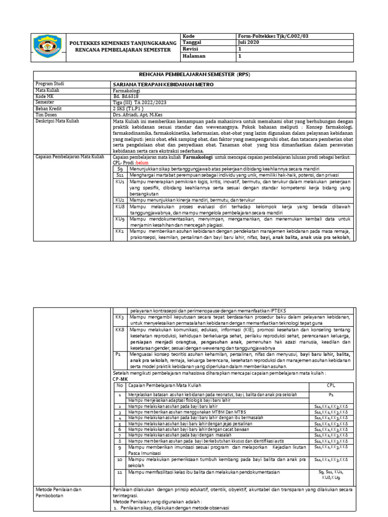 RPS Farmako 22-23 Reg 2 | PDF