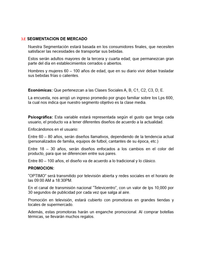 Tarea de Yency.. | PDF | Producto (Negocio) | Mercado (economía)