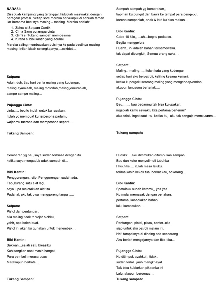 Pantun Berantai FIXXX | PDF